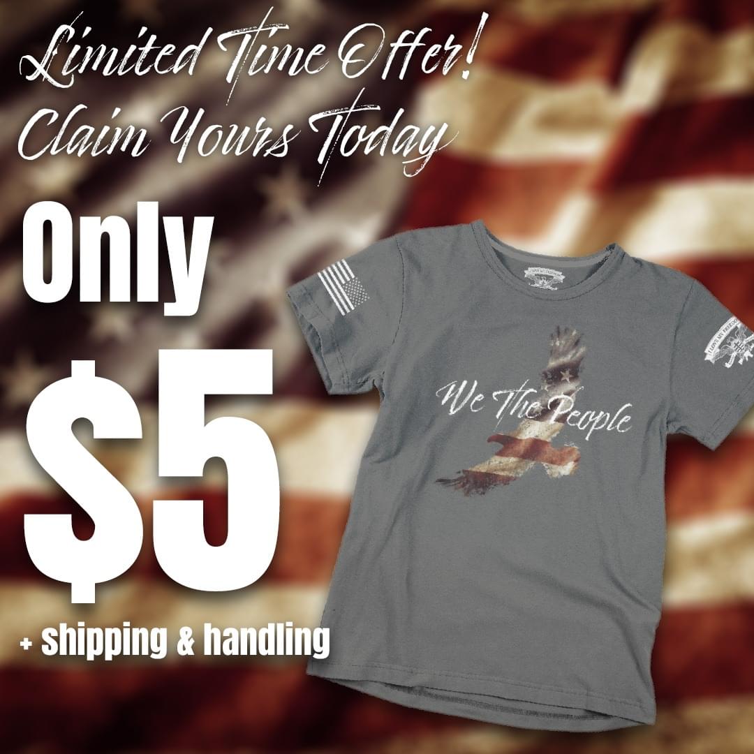 Freedom Friday $5 T-Shirt Offer - Perfect for Freedom-Loving Americans ...